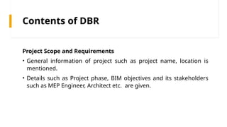 Design Basic Report- BIM LOD 200 Schematic Design | PPTX