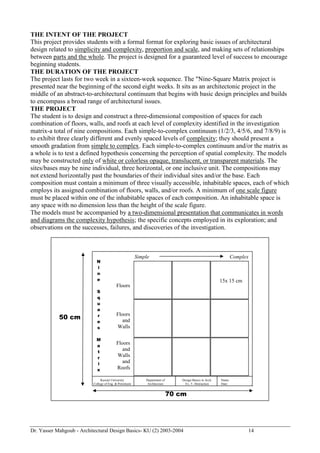 Architectural Design Basics اسس التصميم المعمارى | PDF | Drawing and ...
