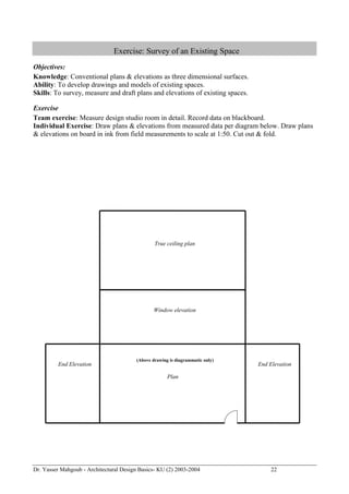Architectural Design Basics اسس التصميم المعمارى | PDF | Drawing and ...