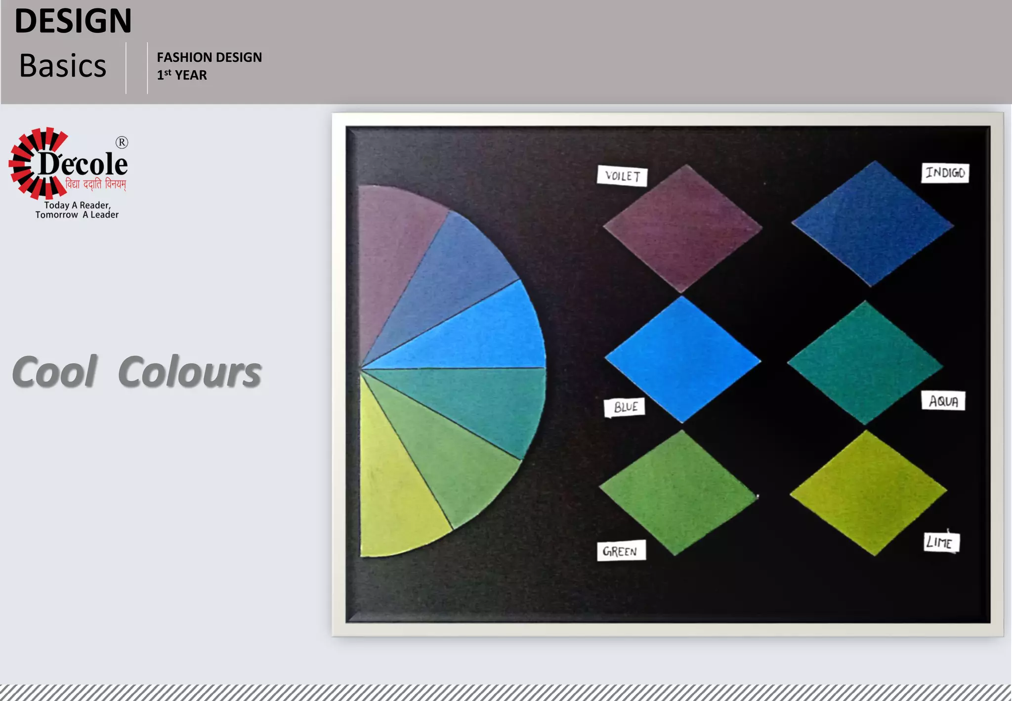 Sandhya Chouhan, Diploma Fashion Design First Year, (Design Basics ...