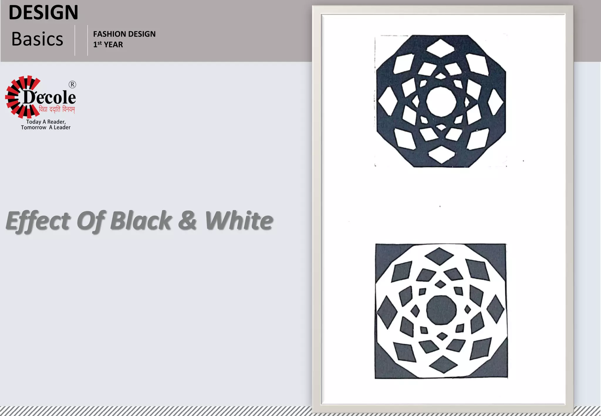 Sandhya Chouhan, Diploma Fashion Design First Year, (Design Basics ...