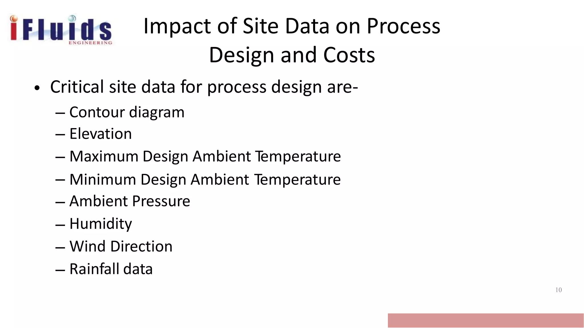 Design basis - PROCESS DESIGN FUNDAMENTALS | PDF