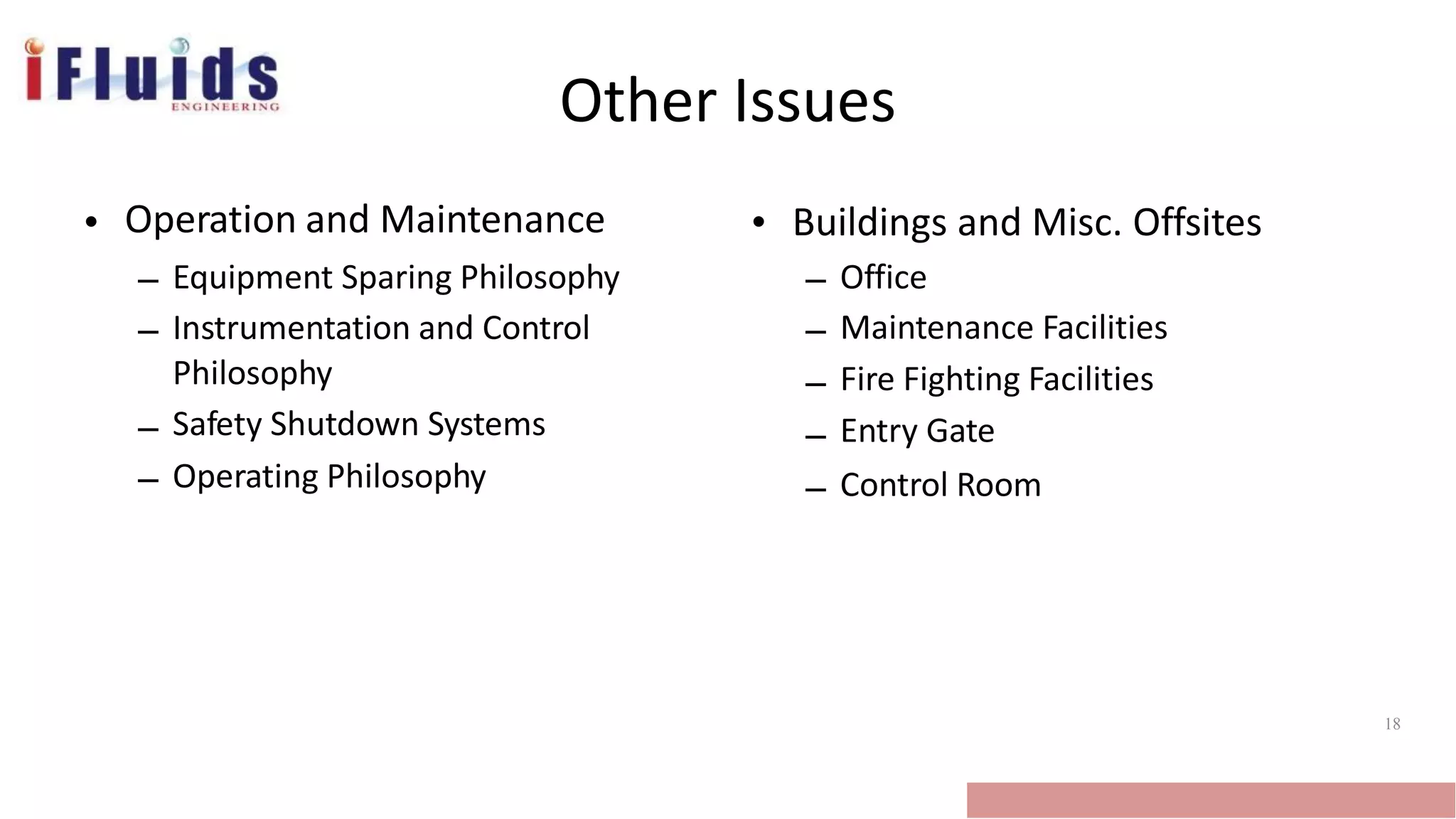 Design basis - PROCESS DESIGN FUNDAMENTALS | PDF