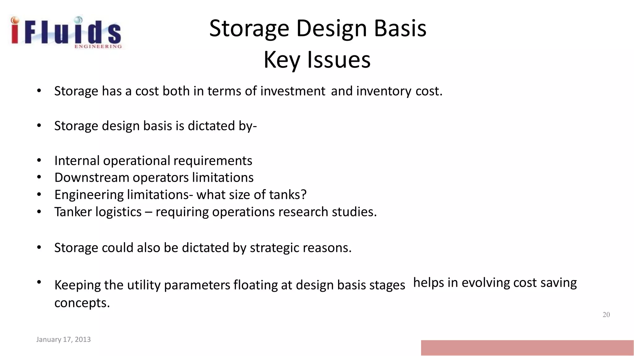 Design basis - PROCESS DESIGN FUNDAMENTALS | PDF