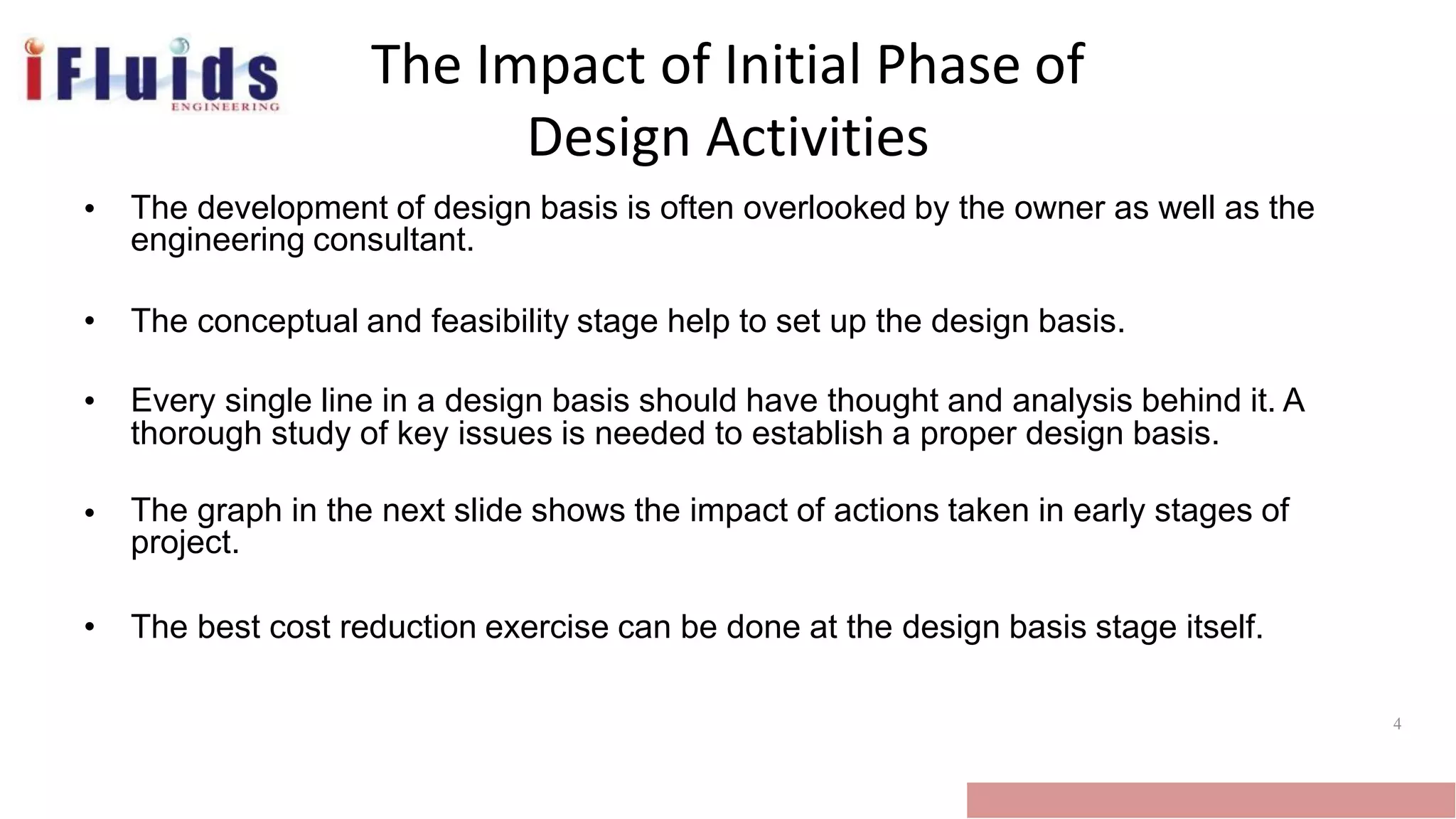 Design basis - PROCESS DESIGN FUNDAMENTALS | PDF