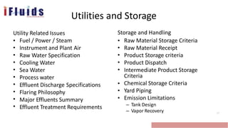 Design basis - PROCESS DESIGN FUNDAMENTALS | PDF