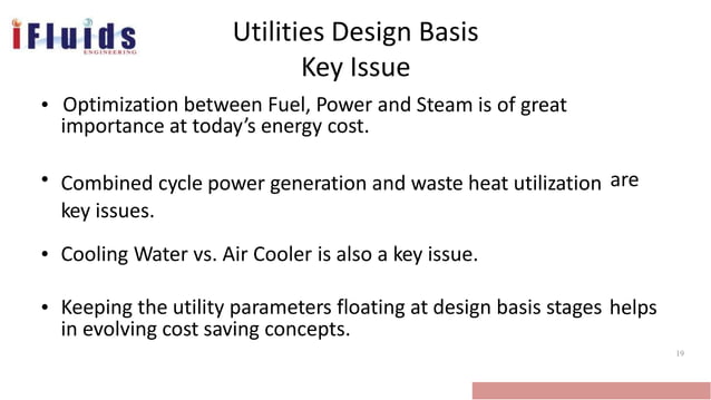 Design basis - PROCESS DESIGN FUNDAMENTALS | PDF
