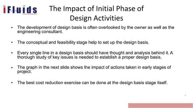 Design basis - PROCESS DESIGN FUNDAMENTALS | PDF