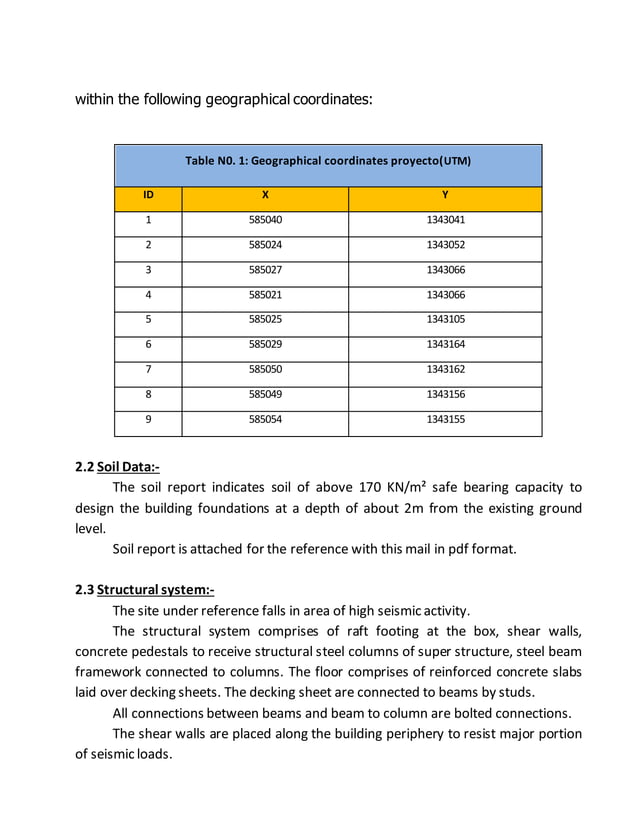 Design basis report on-14.11.2016 | Civil Engineering Industry | Industries