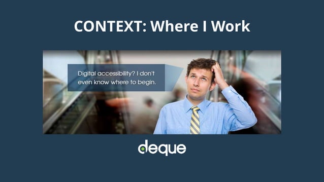 Design Before Code: Thinking About Accessibility from the Ground Up | PPT