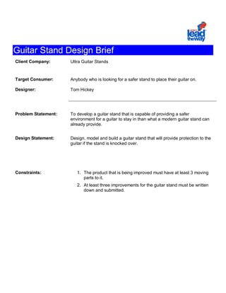 Design brief | PDF