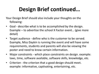 Design brief | PPTX