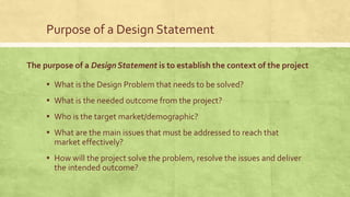 Design statement - review | PPT