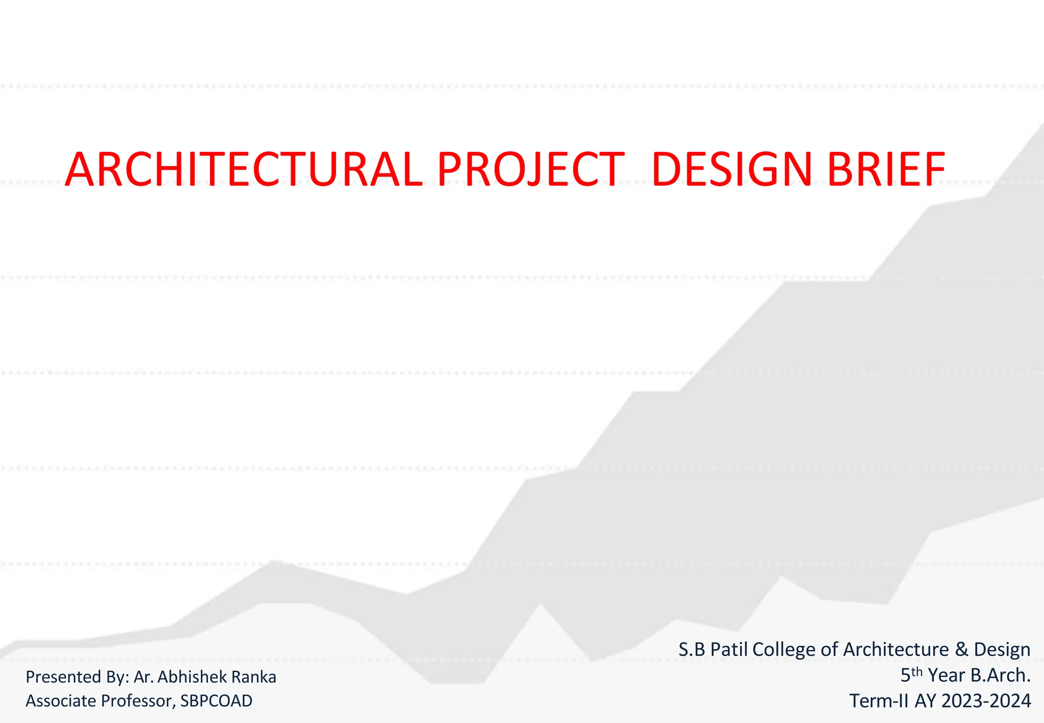 HOW TO WRITE Design Brief FOR THE ARCHITECTURAL PROJECT | PPTX | Design ...