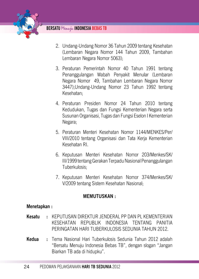 Design buku pedoman tb 2012 revisi 3 | PDF