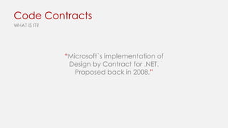 Code Contracts | PPT