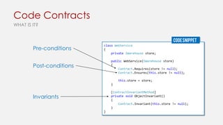 Code Contracts | PPT