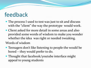 Design challenge brief prototype and test | PPT