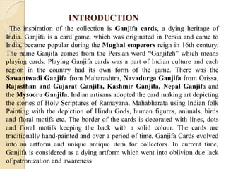 Project upon Ganjifa Card | PPTX