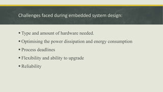 Design challenges in embedded systems | PPTX