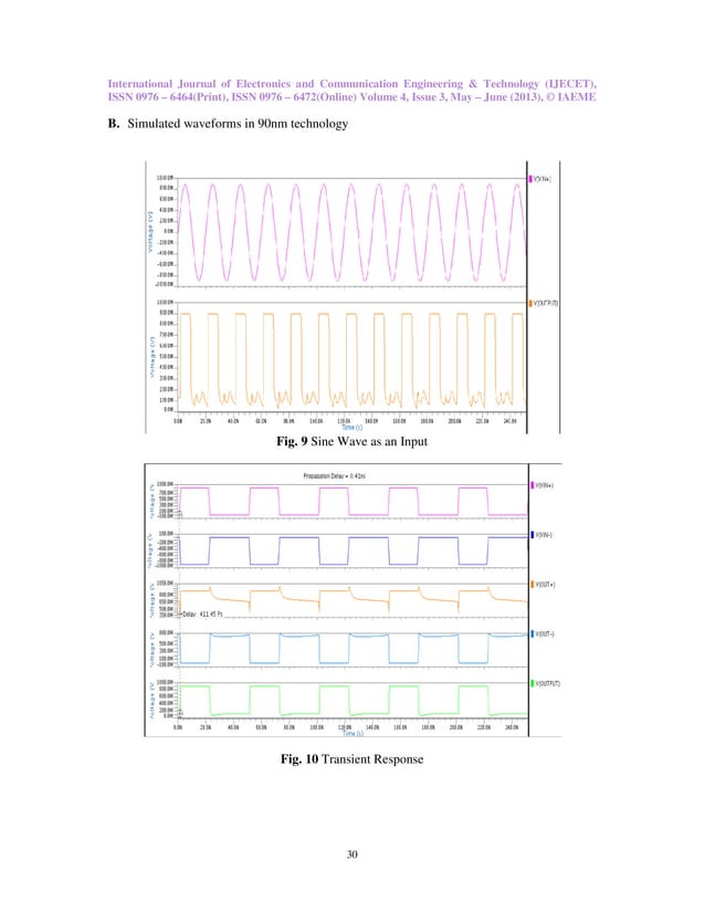 Design And Characterization Of High Speed Power Efficient Cmos Comparator Pdf Computer