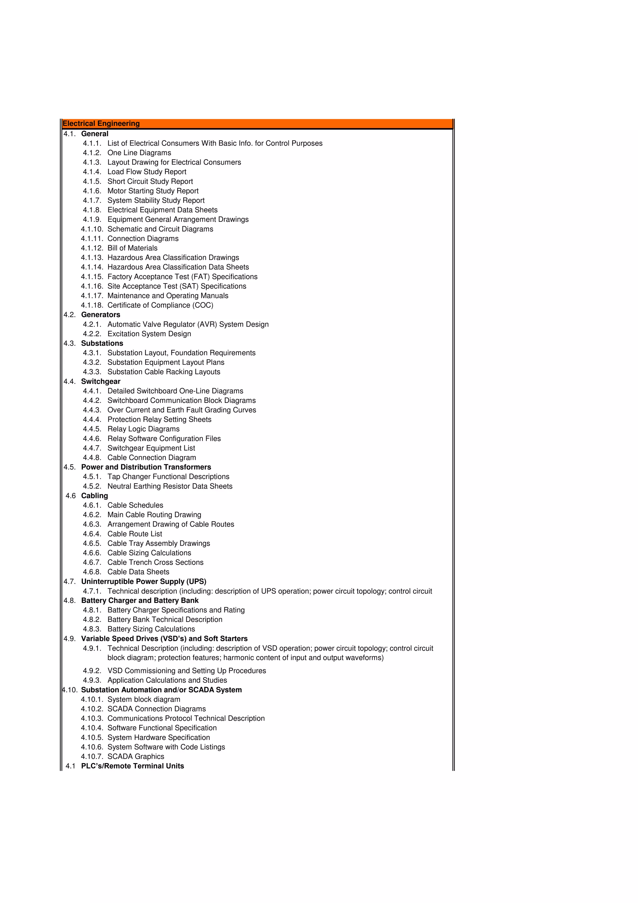 Design Checklist_Electrical | PDF