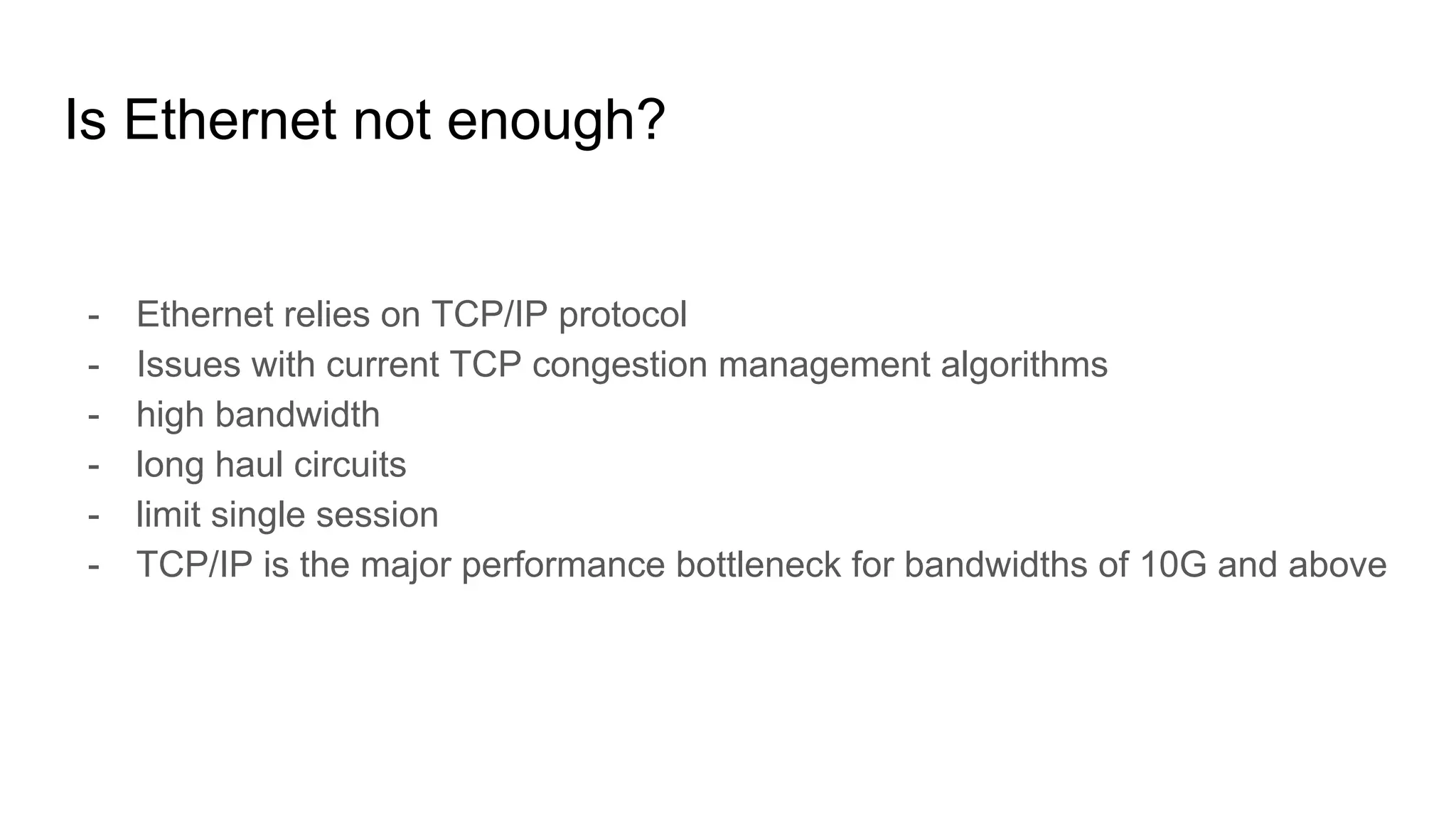 Design Cloud system: InfiniBand vs. Ethernet | PPT