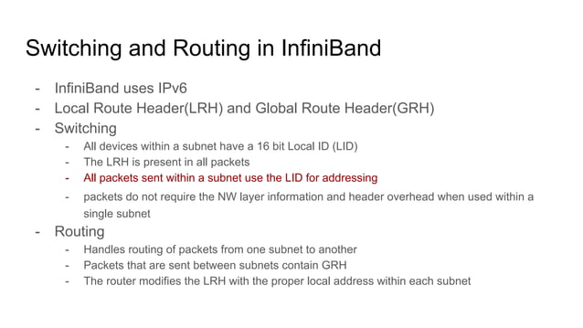 Design Cloud system: InfiniBand vs. Ethernet | PPT