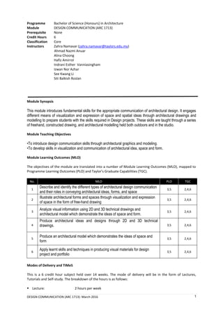 Design Communication Module Outline | PDF