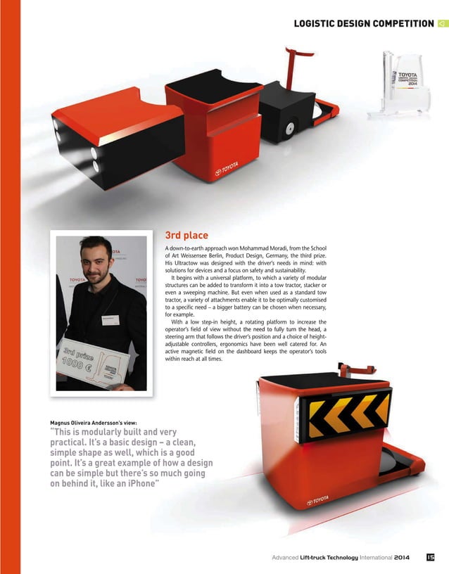 iVT International presents the Toyota Logistic Design Competition | PDF