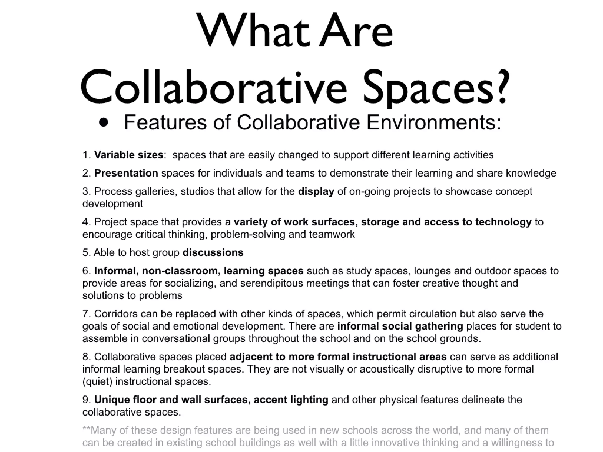 Collaborative Spaces Design Competition | PPT