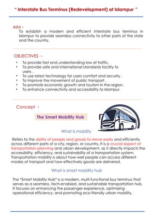 This is my design concept related to bus terminal | PPTX