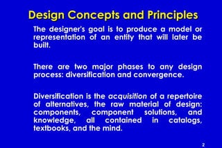 Design concepts and principle, | PPT