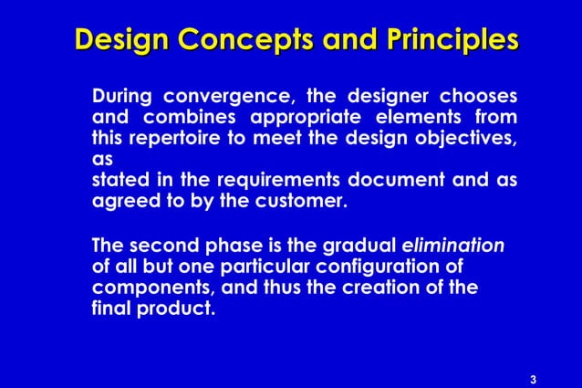 Design concepts and principle, | PPT