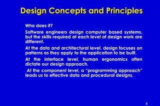 Design concepts and principle, | PPT