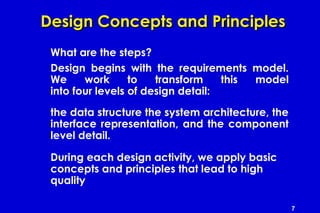 Design concepts and principle, | PPT