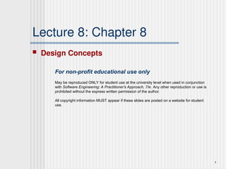 Design Concepts software engineering.ppt