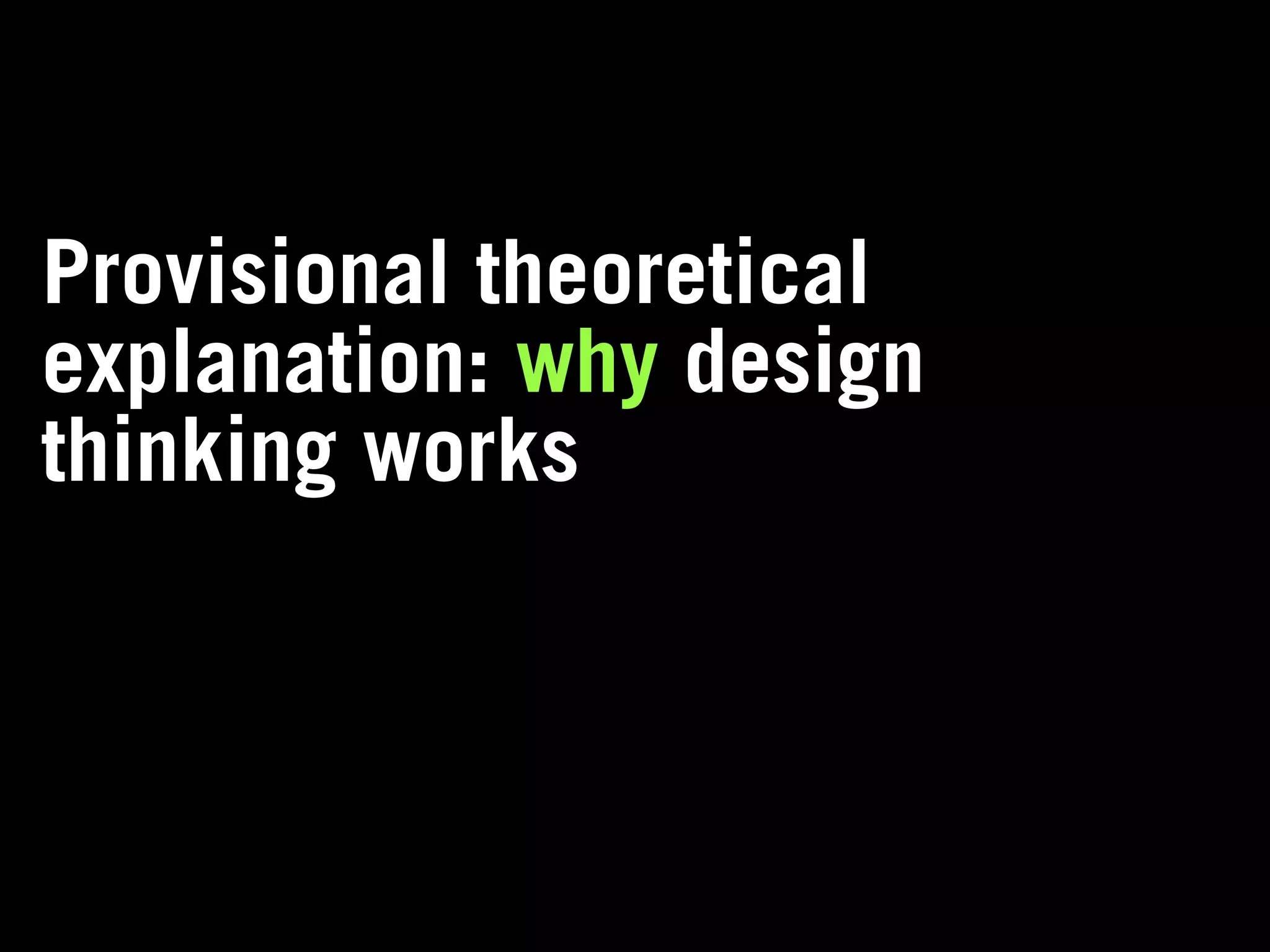 How Design Thinking works, or: Design Thinking Unpacked: an evolutionary algorithm? | PPT