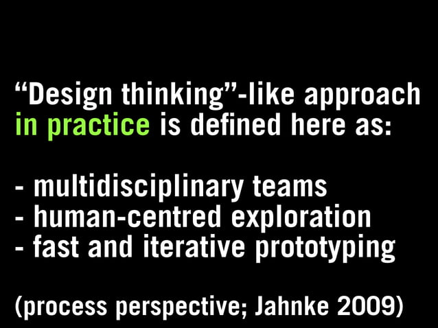 How Design Thinking works, or: Design Thinking Unpacked: an evolutionary algorithm? | PPT