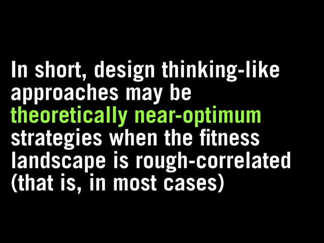 How Design Thinking works, or: Design Thinking Unpacked: an evolutionary algorithm? | PPT