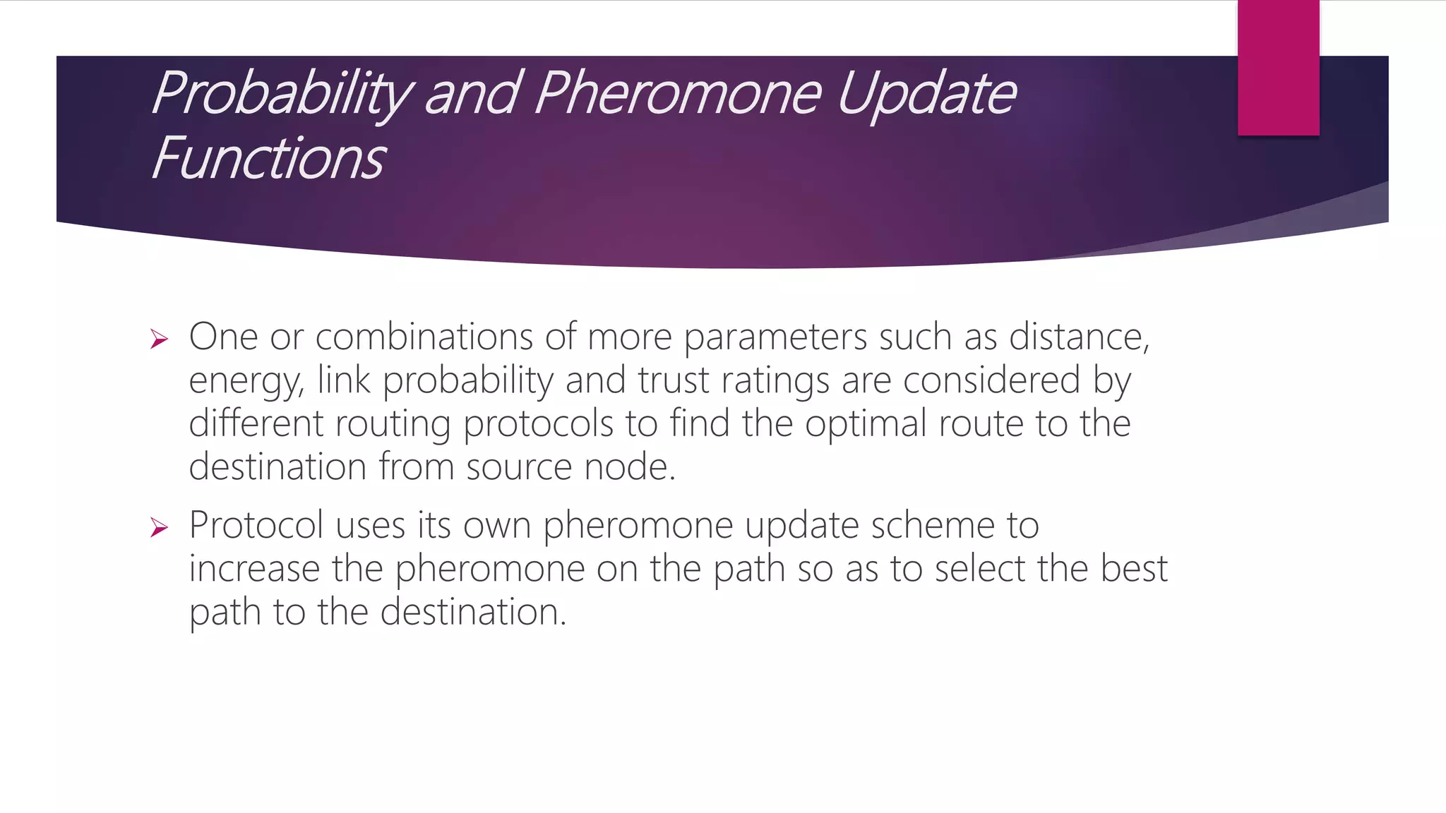 Design Consideration And Comparative Evaluation Of Swarm Intelligence