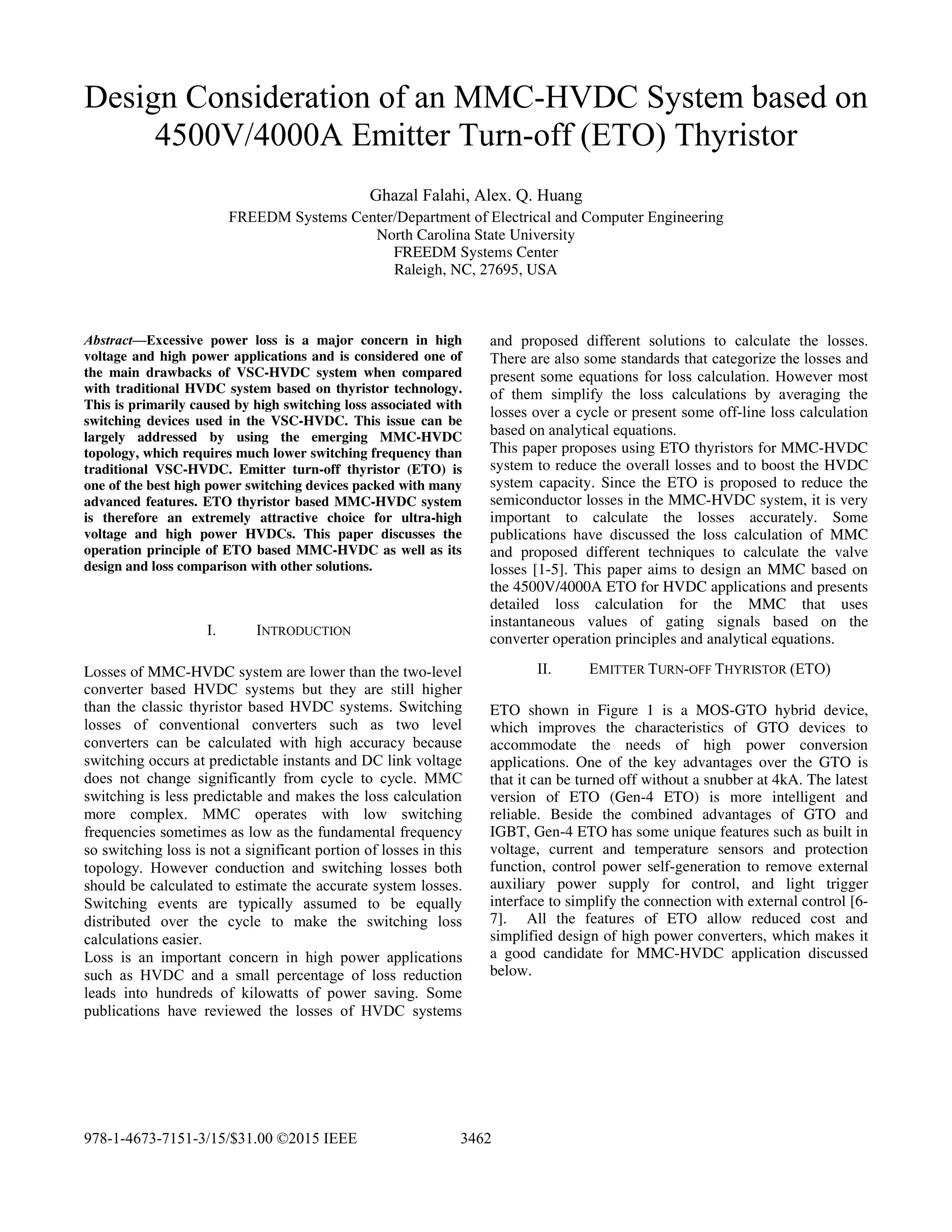 Design consideration of an mmc hvdc system based on 4500 v:4000a ...