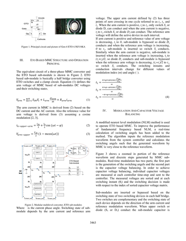 Design consideration of an mmc hvdc system based on 4500 v:4000a ...