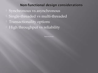 Design considerations in MULE ESB | PPT