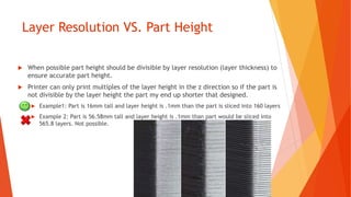 Design Considerations for Additive Manufacturing FDM | PPTX