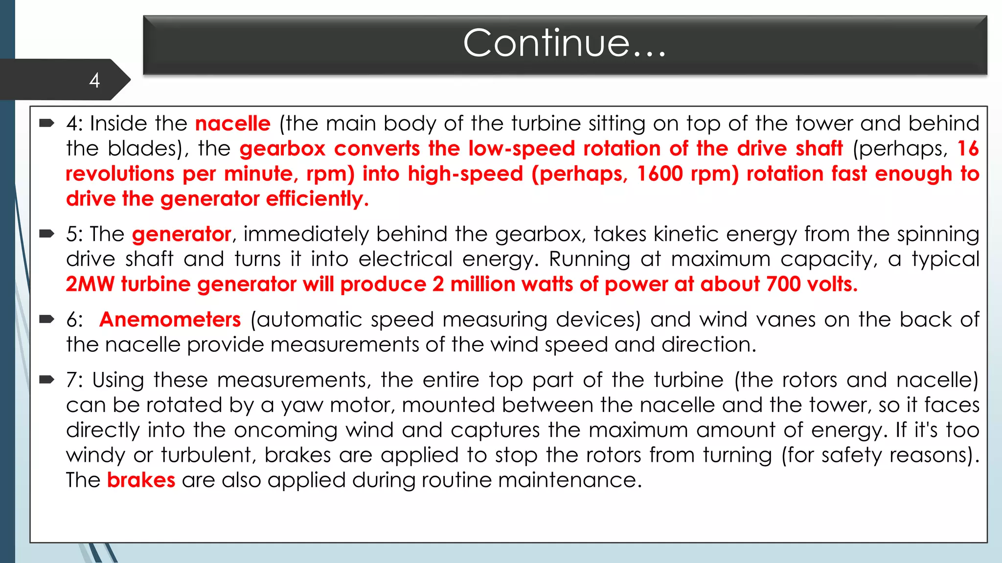 Class- 13 Design considerations for wind turbine systems | PDF