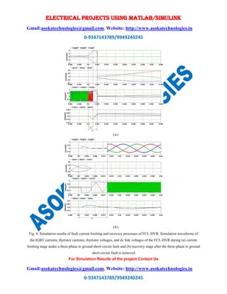 Design Considerations of a Fault Current Limiting Dynamic Voltage Restorer (FCL-DVR) | PDF