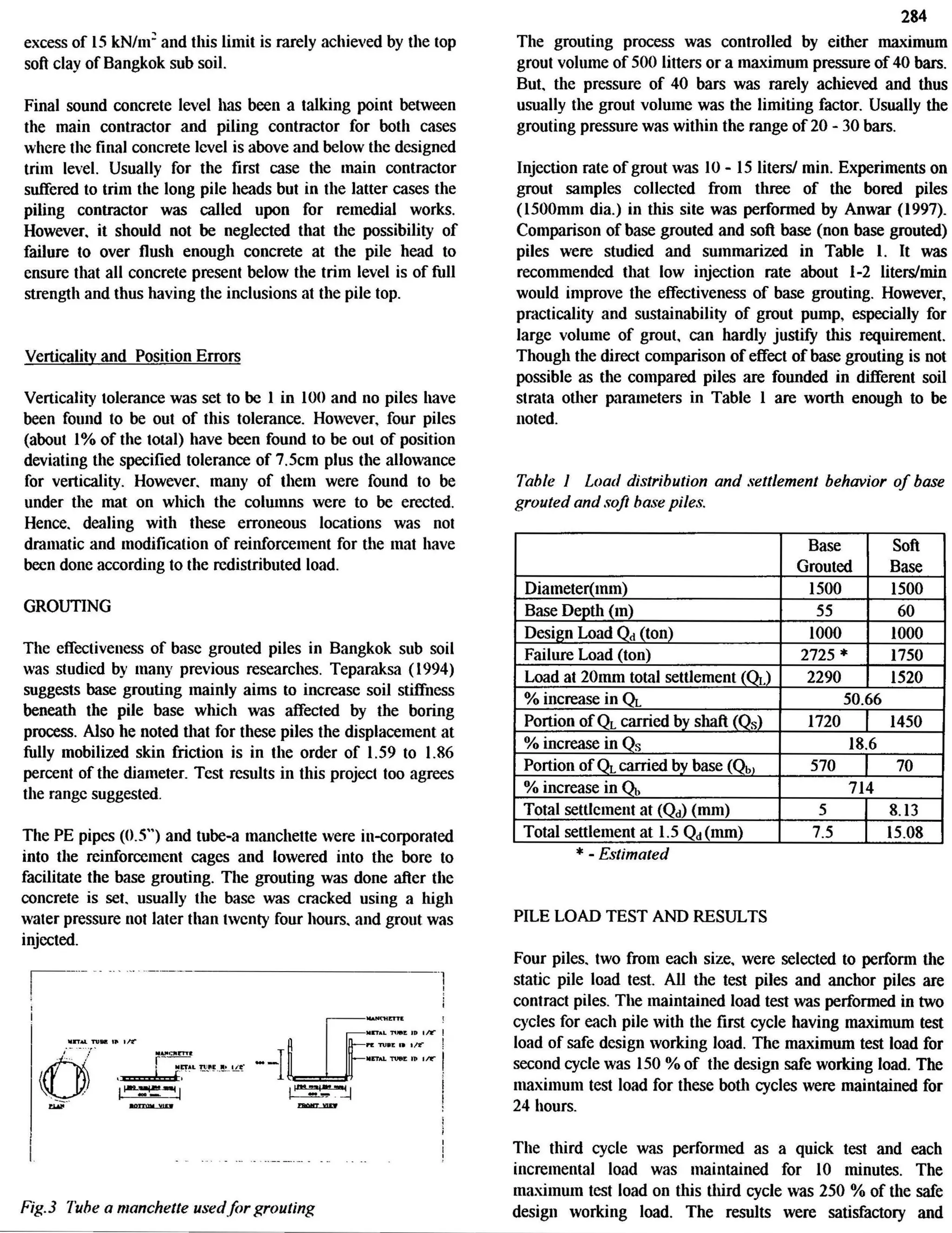Design construction and behavior of bored cast in situ concrete | PDF