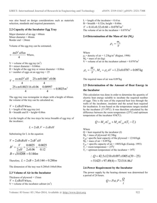 Design, construction and performance evaluation of an electric powered ...