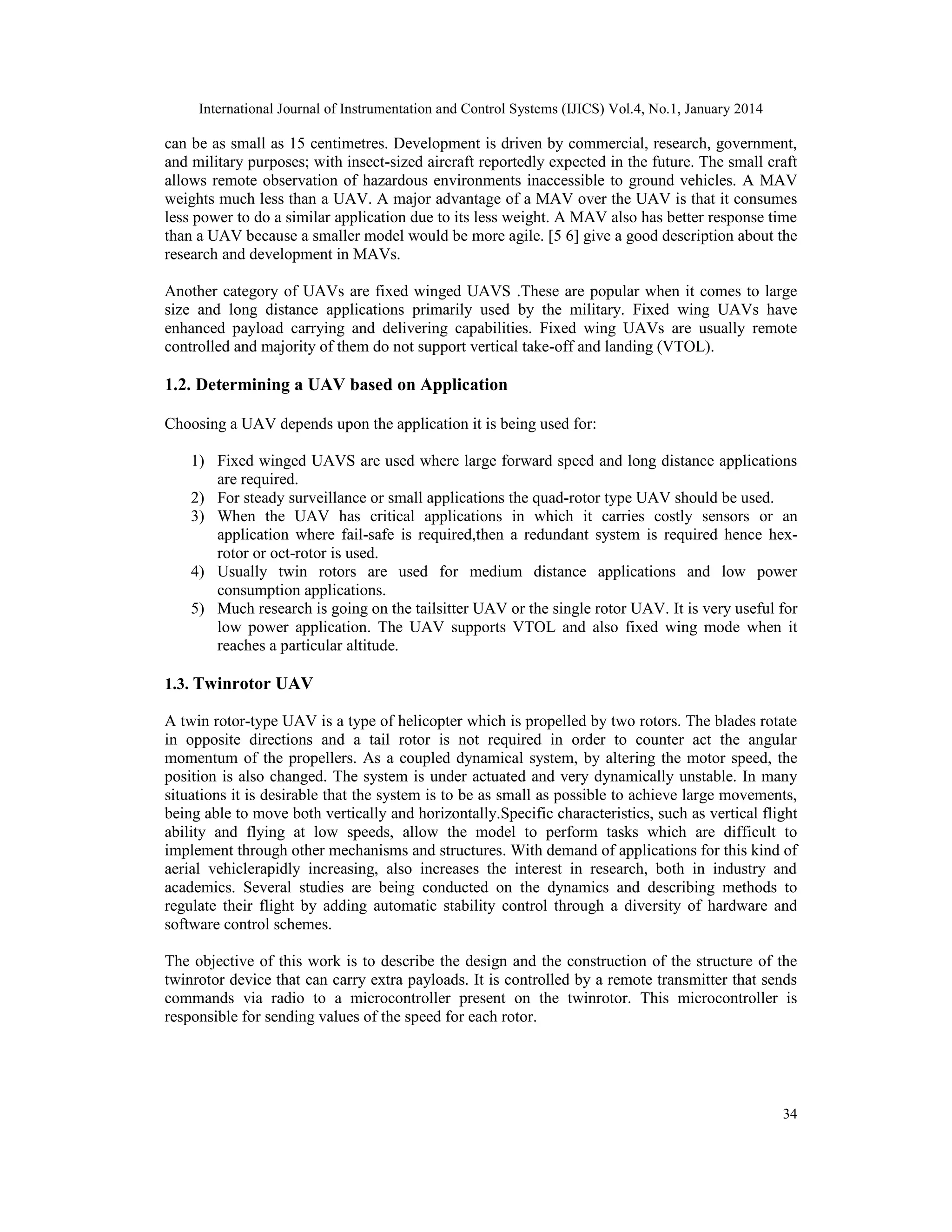 Design,Construction And Structure Analysis Of Twinrotor UAV | PDF